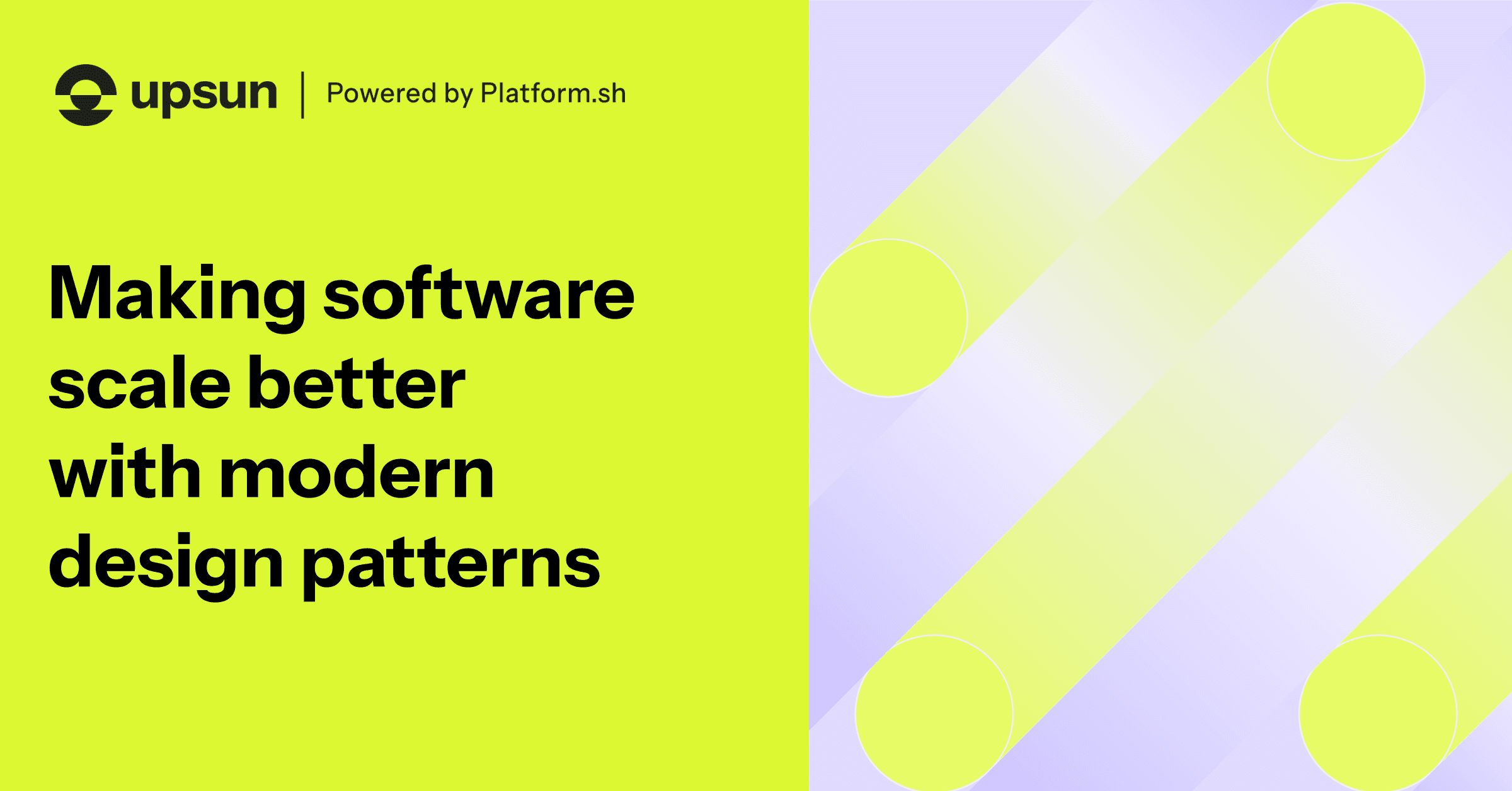 Skalierung von Software mit Entwurfsmustern | Upsun