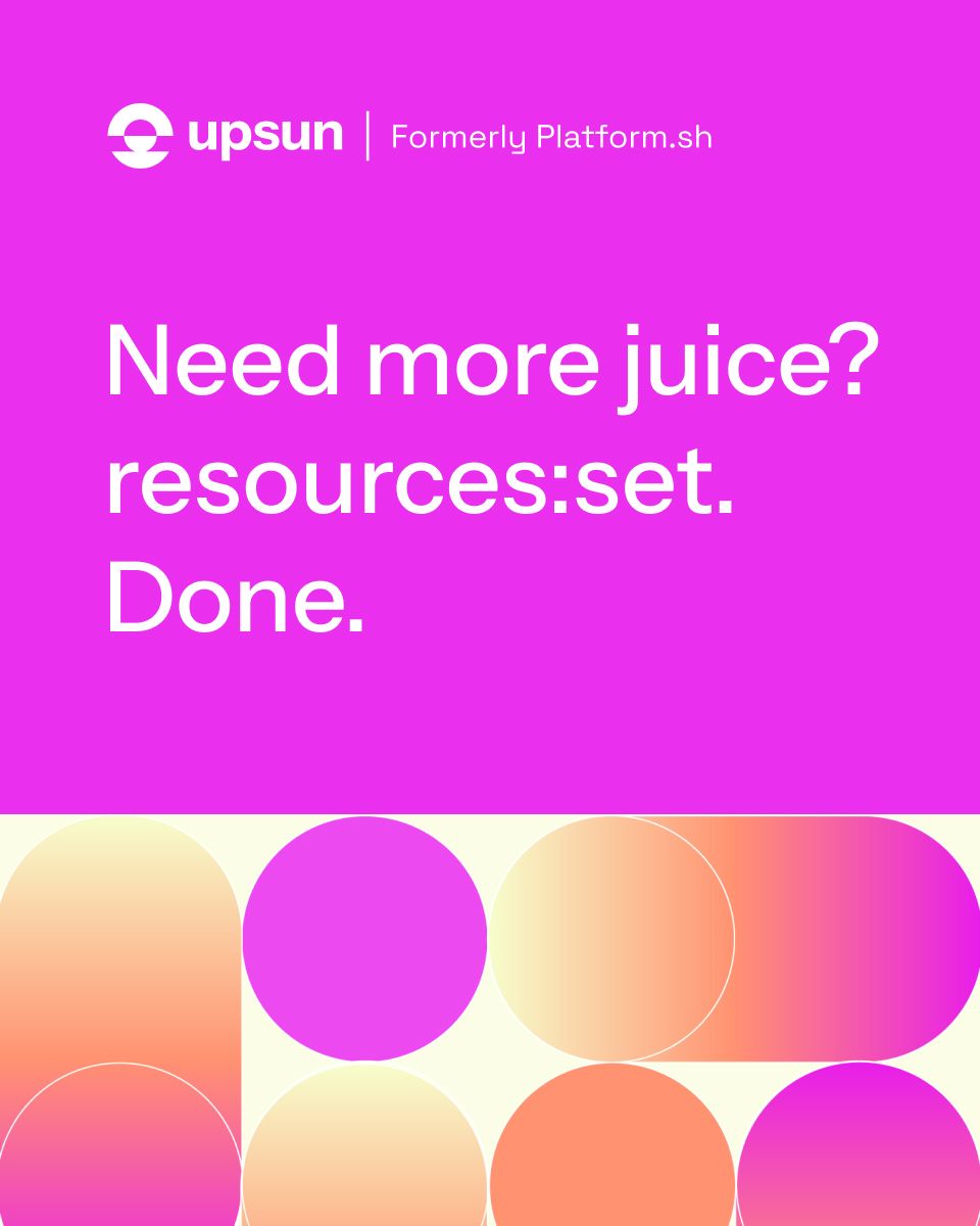 Need more juice? Scaling made simple | Upsun